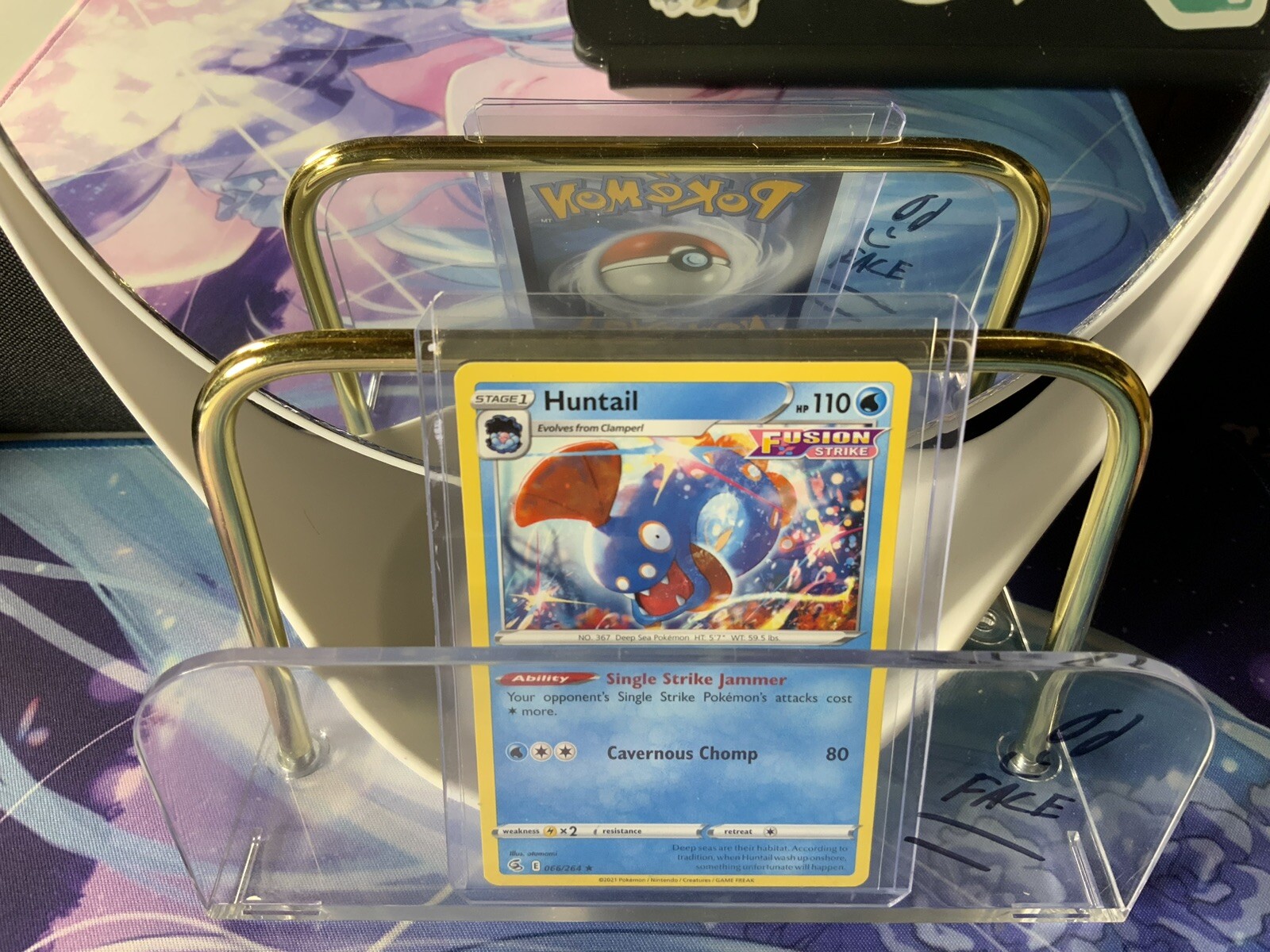 Huntail Fusion Strike 066/264 Non Holo Rare SWSH Pokemon TCG Card | eBay