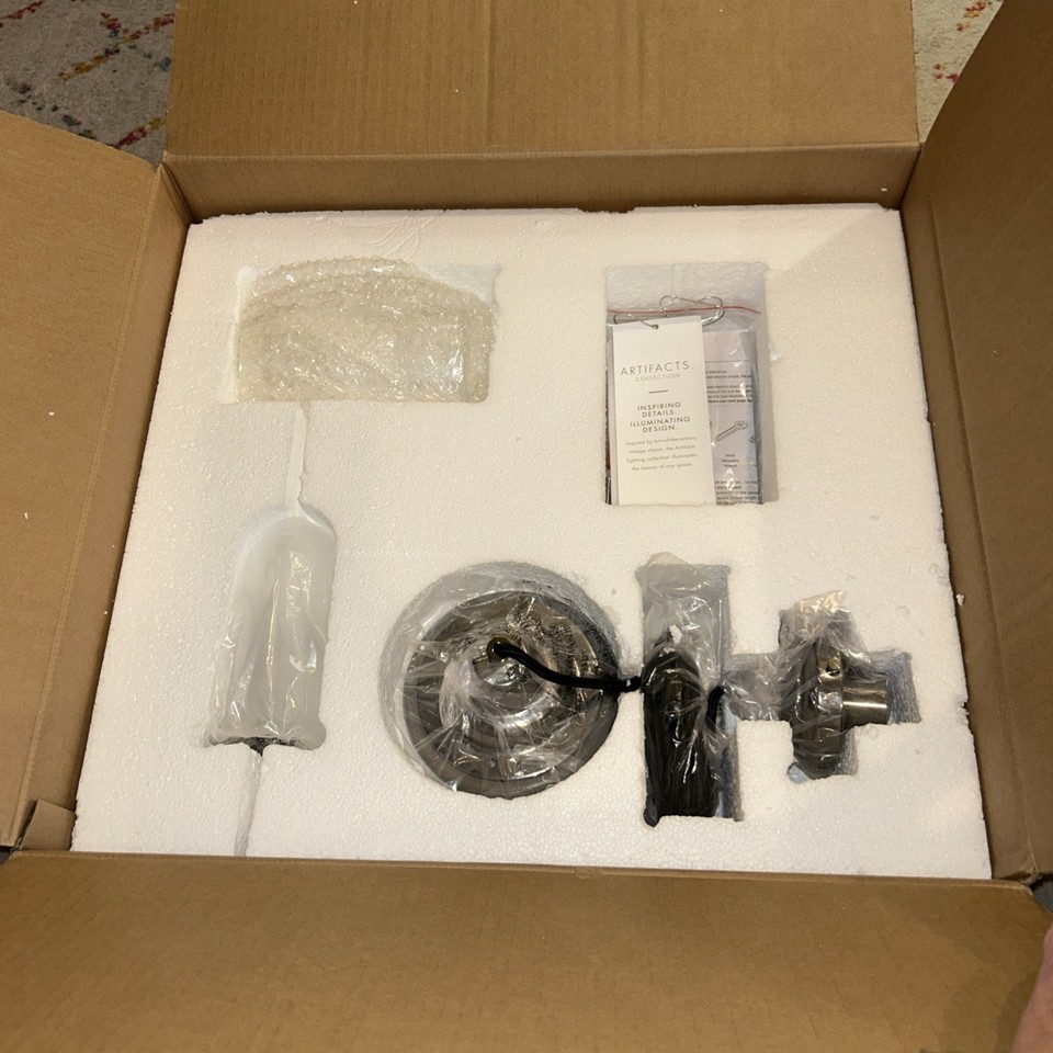 KOHLER Artifacts 1 Light Pendant Lighting Fixture 22653-PE01-SNL ...