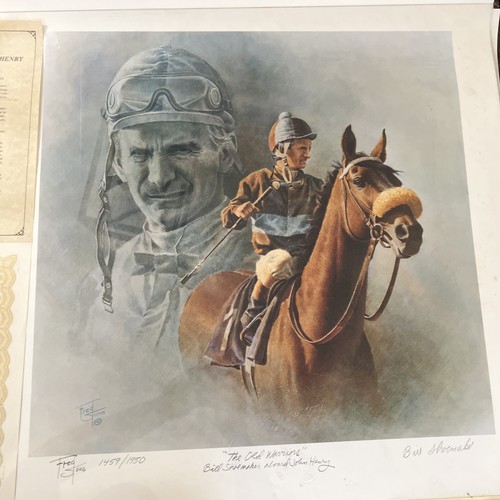 Prints Fred Stone The Old Warriors print 1459/1950 Double signed With ...