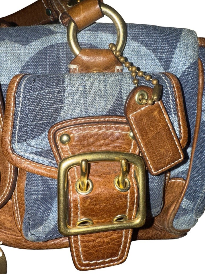 Coach 10827 Legacy Mandy Satchel Bag 65th Anniversary Vintage Y2K Denim ...