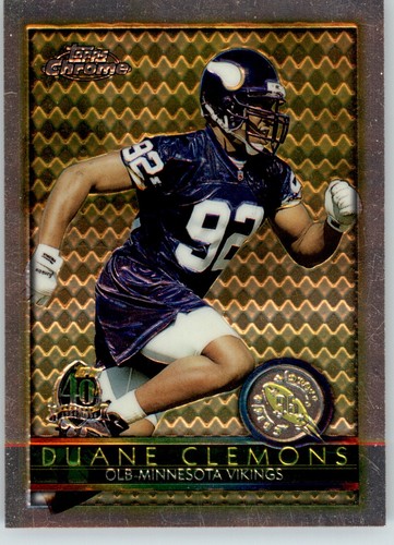 Duane Clemons - 1996 Topps Chrome - #158 - RC Football | eBay