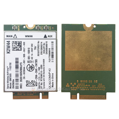 Dell DW5809e K2W44 Sierra EM7305 4G LTE WWAN Card Module For Latitude ...