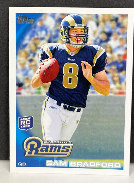 2010 Topps Sam Bradford Rookie Card #300 St. Louis Rams | eBay