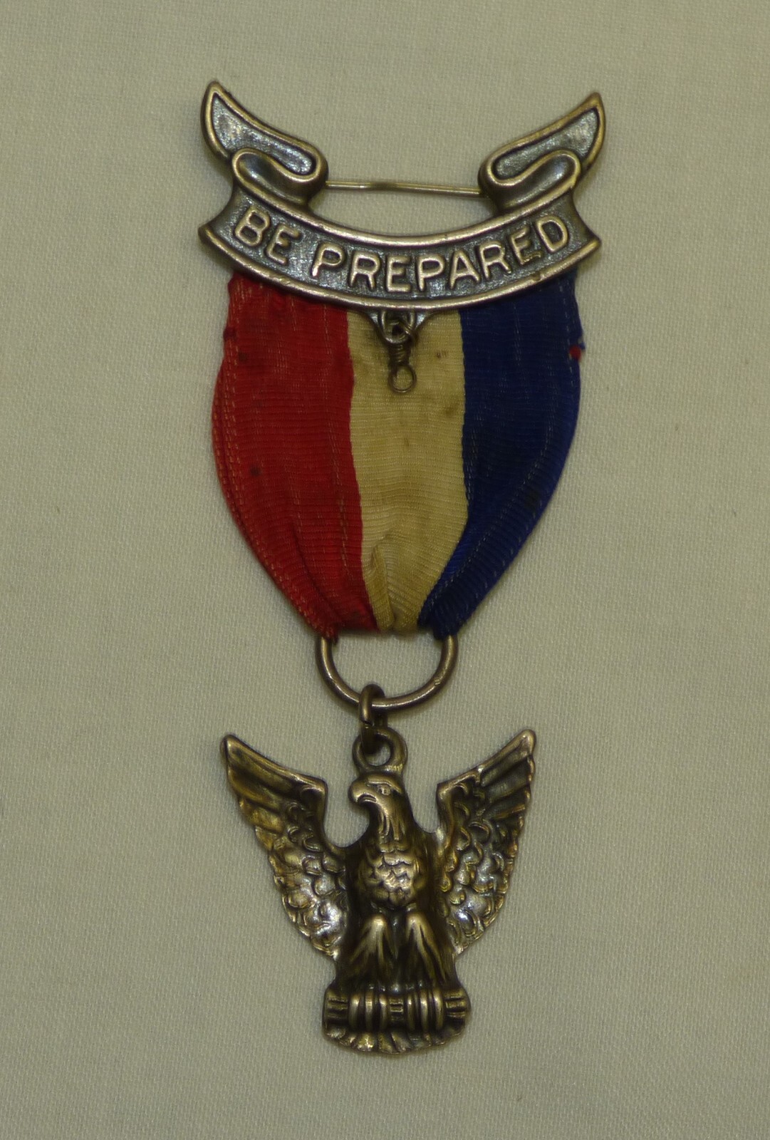 Boy Scouts Be Prepared Sterling Silver Eagle Pin Badge Medal Award ...