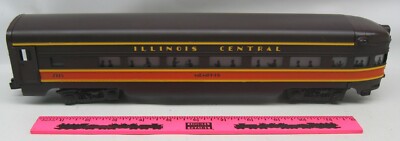 Lionel ~ 7225 Illinois Central Observation car prototype private ...