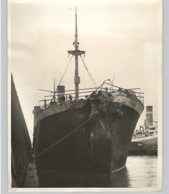 FREIGHTER SHIP 'Canadian Planter' Before SINKING Vintage 1936 Press ...