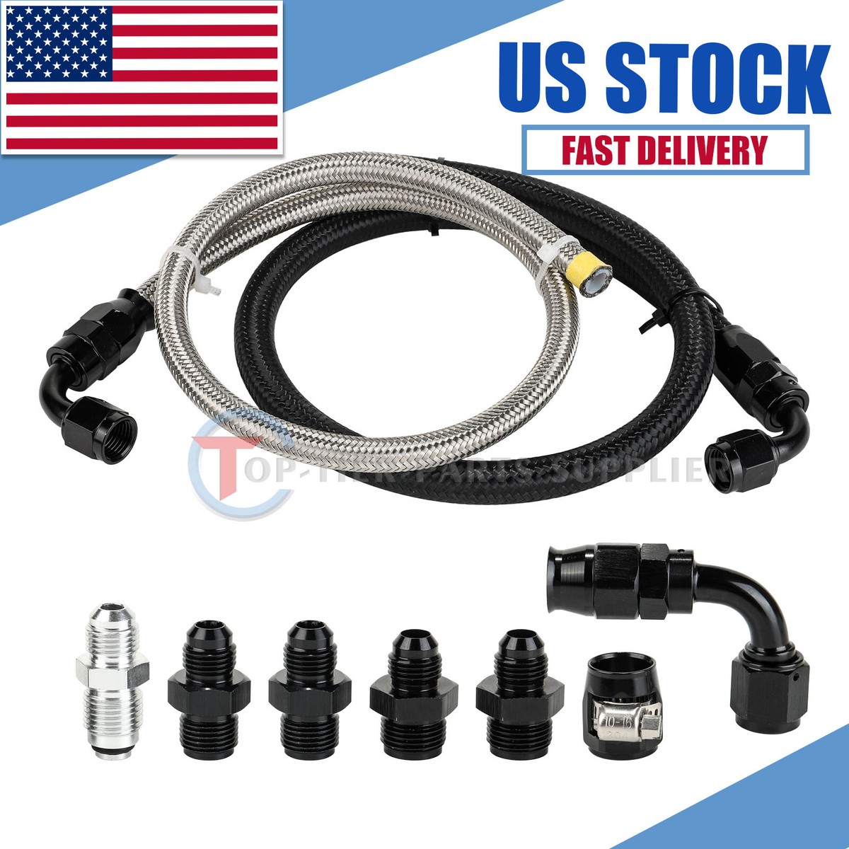 Power Steering Hose Kit NEW Mercury 8M0167285, Power Steering Hose