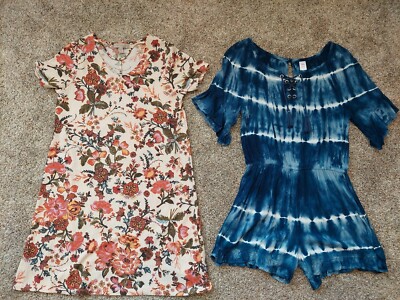 Girls Size 12, Size M Justice Romper Wonderly Dress Lot Excellent ...
