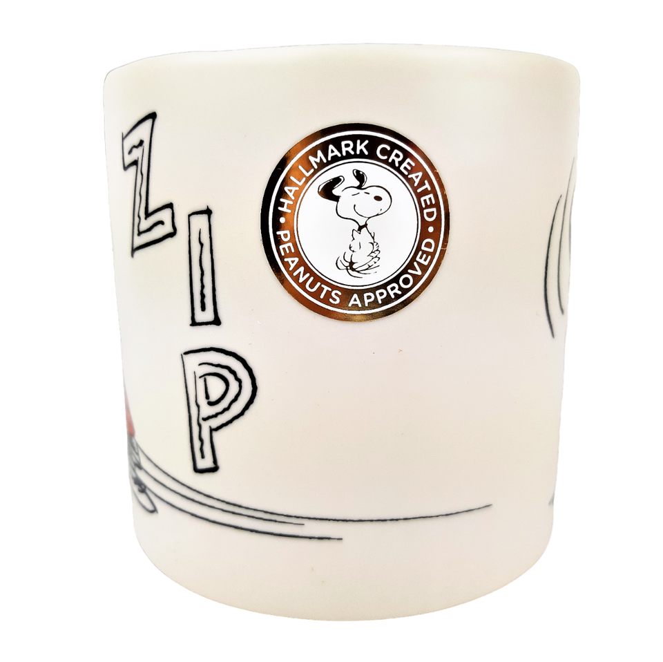 Hallmark Peanuts Linus and Snoopy Dimensional Blue Blanket Handle Mug ...