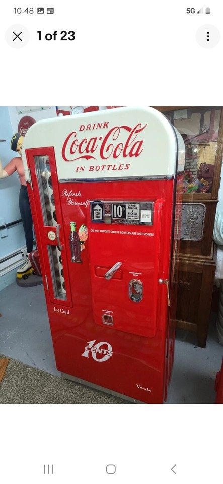 Vintage Coca Cola Coke Vending Machine Cavalier 72 PRO Restored By Carl ...