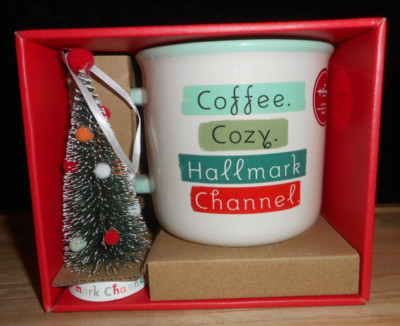 HALLMARK CHRISTMAS COFFEE COZY HALLMARK CHANNEL COFFEE MUG CUP ...
