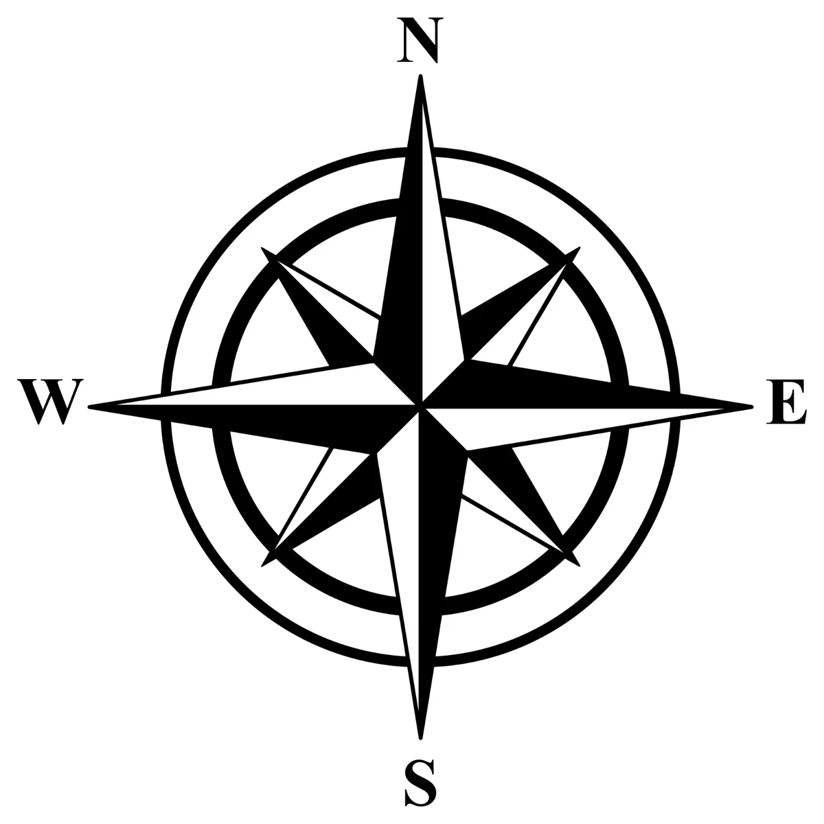 Nautical Compass Rose