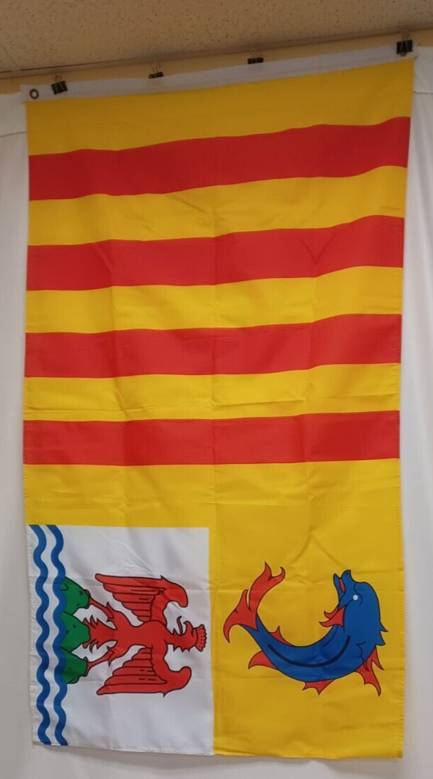 (2) French Flags 'Provence-Alpes-Cote D'Azur' & 'Aquitaine' 3'x5' - 90 ...