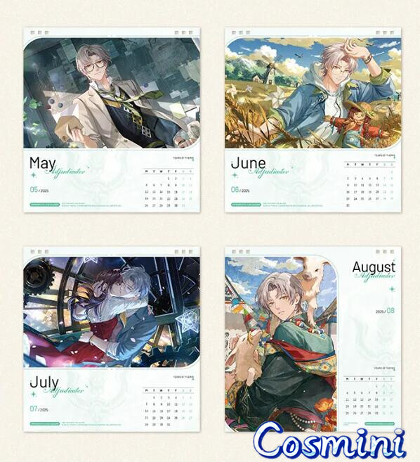 Official Tears of Themis Zuo Ran 2025 Desk Calendar Desk Decor ...