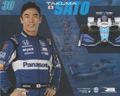 2019 Takuma Sato Panasonic Honda Dallara Indy Car Hero Card | eBay