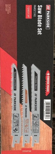 Parkside Universal Saw Blade Set For Parkside Sabre Saw - Lidl - 1st ...