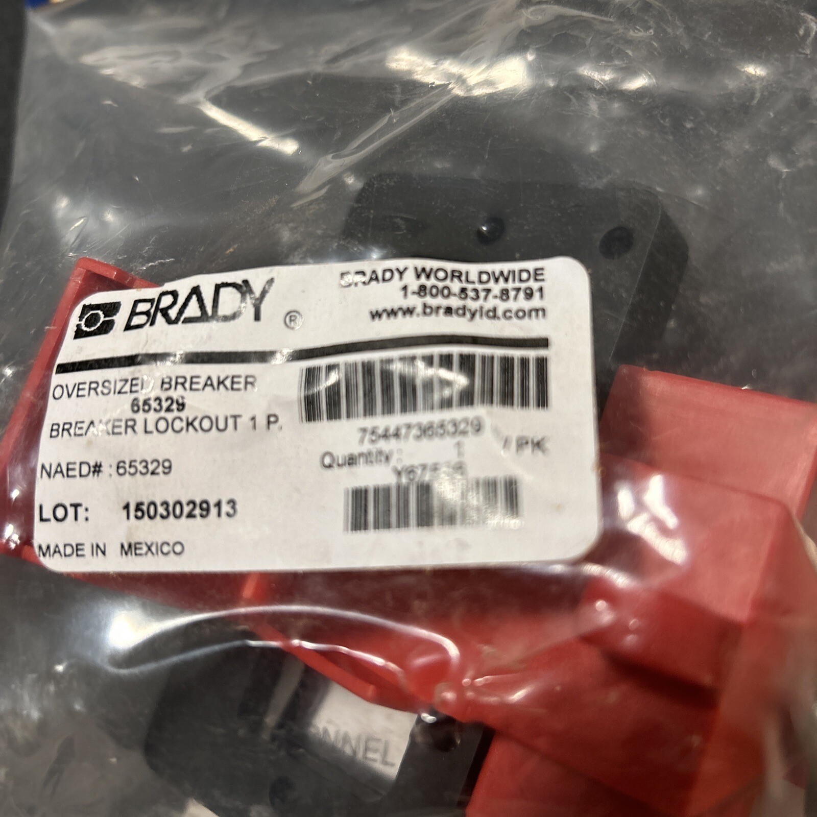 Brady 65329 3tm33 Oversized Breaker Lockout for sale online | eBay