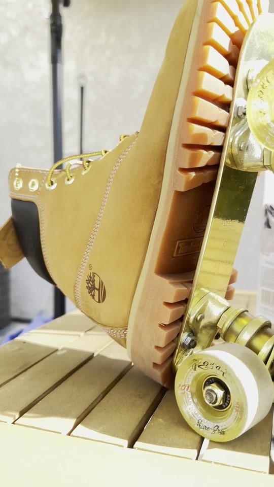 Timberland boots Custom Roller skates hiphop riedell betty ogs hyde 172 ...