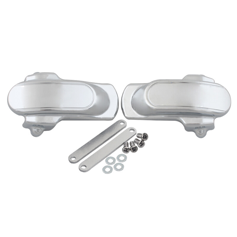 Chrome Rear Frame Axle Covers for Harley Dyna FXD Super Glide FXDF Fat ...