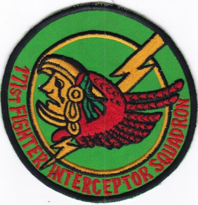 USAF 171st Fighter Interceptor Squadron Patch S-8 | eBay