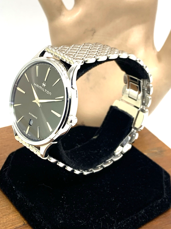 Hamilton Men's Watch H38525181 Jazzmaster Swiss Automatic Gray Dial ...