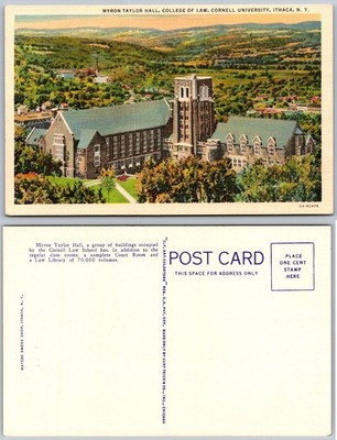 Myron Taylor Hall Cornell University Ithaca NY Postcard | eBay