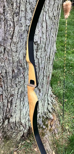 1970s Bear Black Bear Recurve Bow! RH - Grayling Michigan Bow - NICE ...
