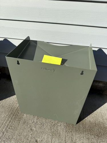 VERTIFLEX Insustrial Metal Desk Paper Organizer 5 Tray Tier File Green ...