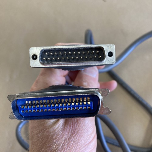 + BELKIN 6 FEET PRINTER CABLE IEEE 1284 F2A045-06 DB25 MALE/ 36 MALE ...