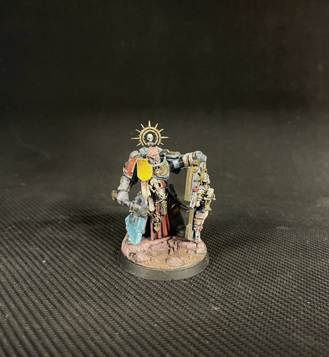 Warhammer 40K Indomitus Bladeguard Captain Space Wolves Painted | eBay