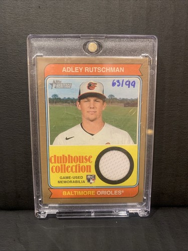 2023 Topps Heritage - Clubhouse Collection Relics Adley Rutschman #CCR ...