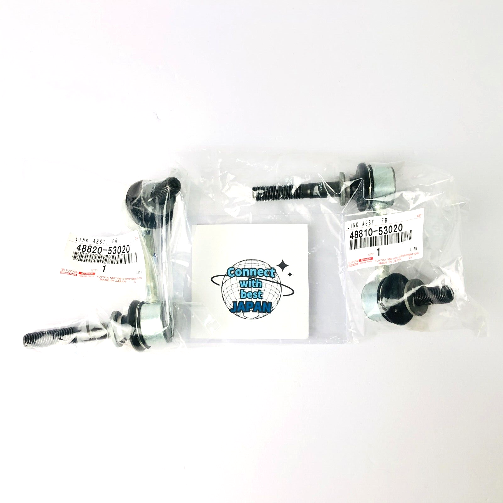 TOYOTA Genuine Stabilizer Link Front LH RH set 48810-53020 48820-53020 ...