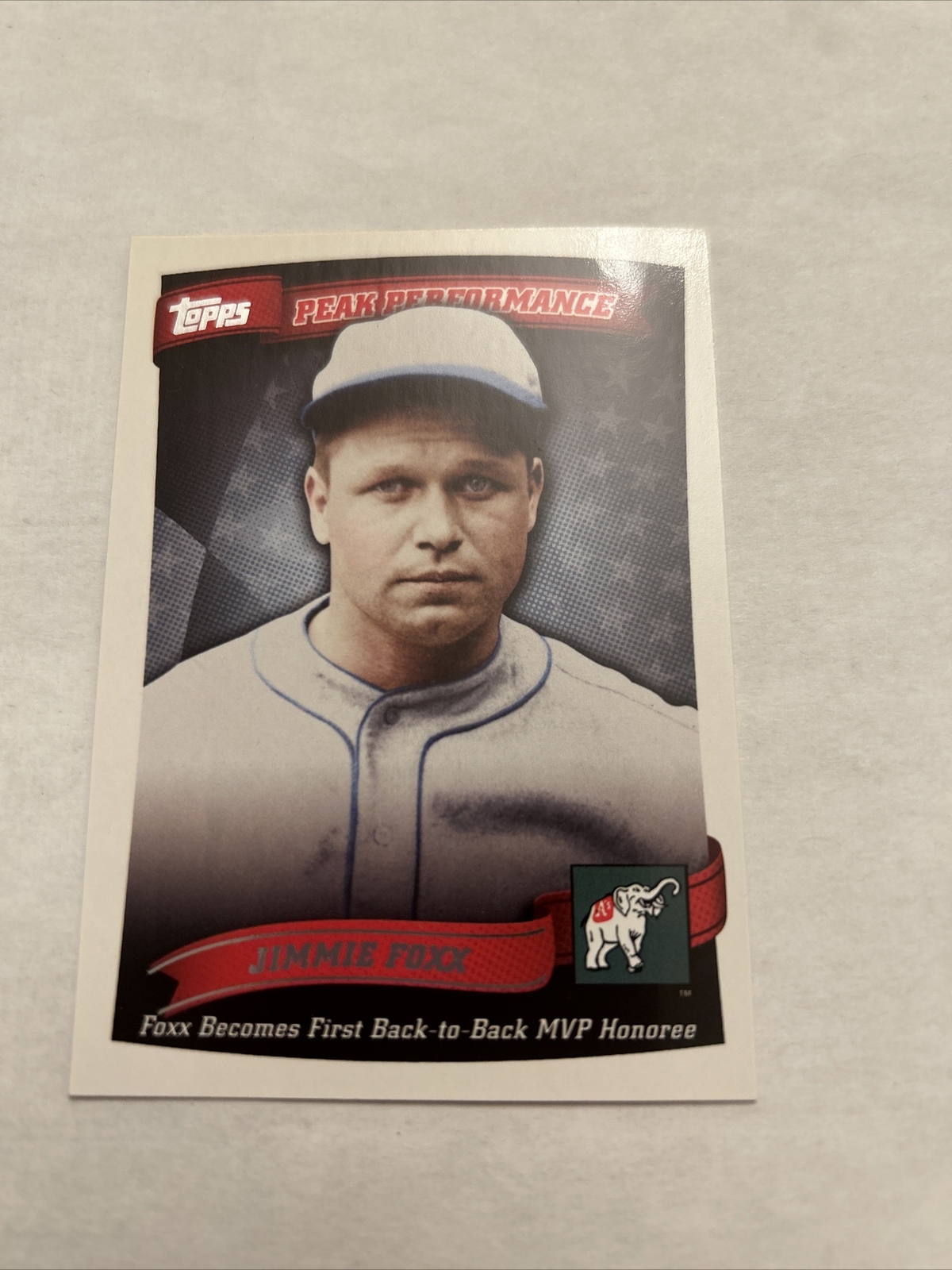 2010 Topps - Peak Performance #PP-21 Jimmie Foxx | eBay