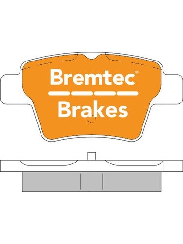 Bremtec Pro-Series Brake Pad fits Citron C4 1.6 LC 16V Bio-Flex ...