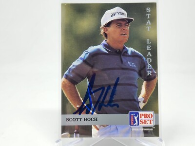 1992 Pro Set PGA Tour #177 Scott Hoch Auto Signed COA BUF | eBay