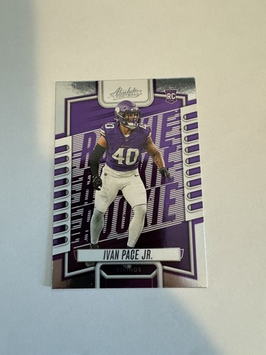 2023 Absolute Football Ivan Pace Jr Rookie Card | eBay