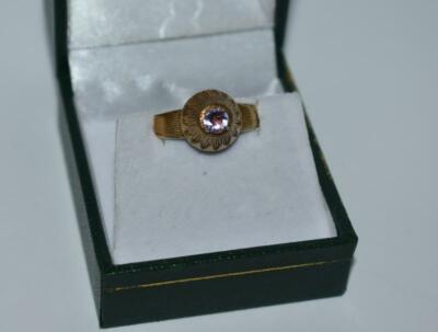 Vintage Elegant Ring Silver 875 Standart Gold Plated Stamp Jewelry Rare ...