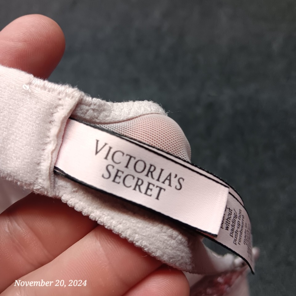 Dream Angels Push Up Without Padding Victoria Secret Bra Women 32D Pink ...