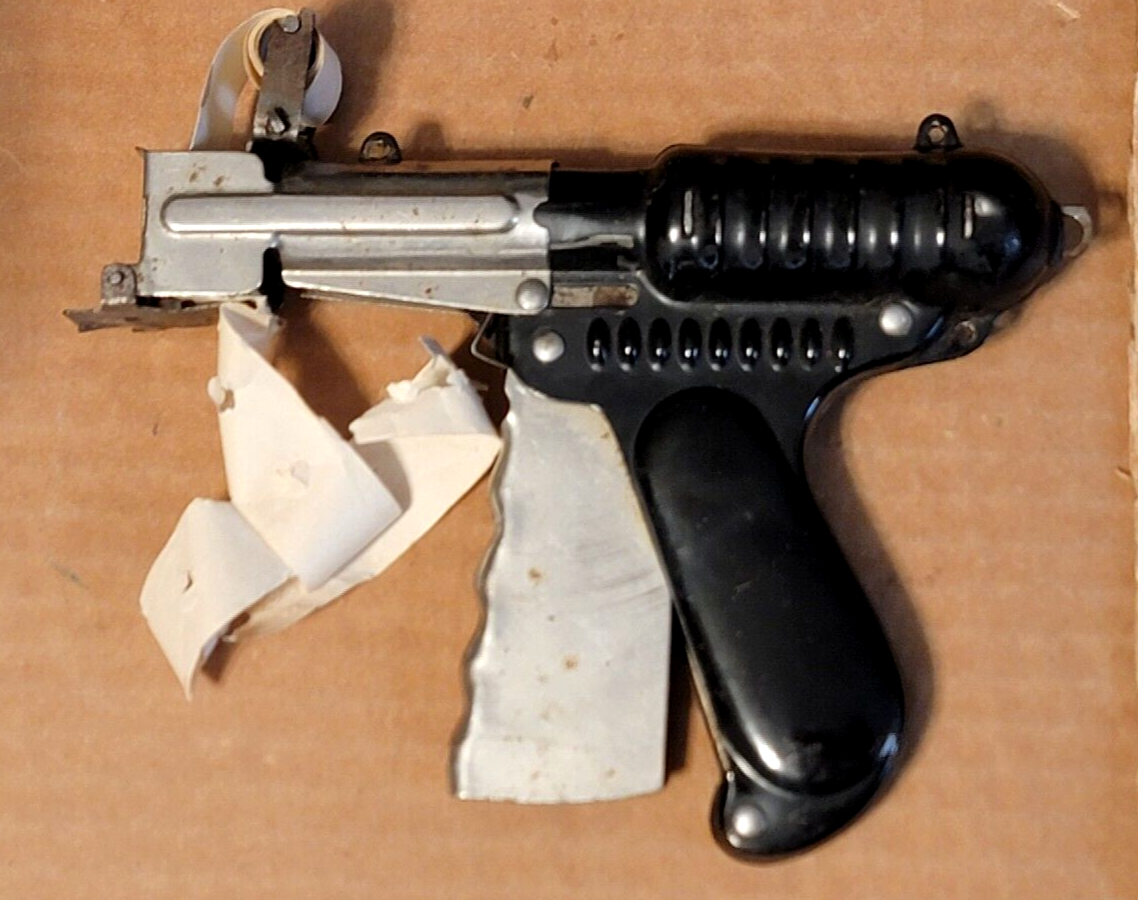 Vintage 1930's Black Nu-Matic Toy Paper Buster Gun - Space Ray Gun ...