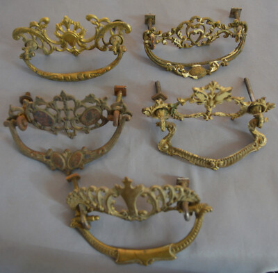 Drawer Pulls - Brass Back Plates