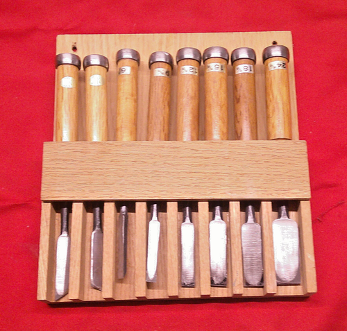 Vintage 8 Piece JAPAN Chisel Set in Custom Wood Rack | eBay