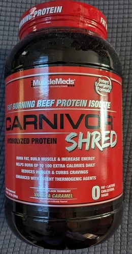 MuscleMeds Carnivore Beef Protein Isolate - Vanilla Caramel, 1.9lbs | eBay