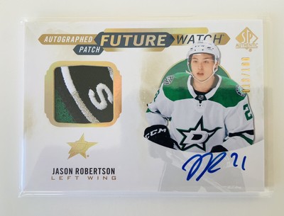 Jason Robertson Future Watch Patch auto /100 Rookie Dallas Stars # fwap ...