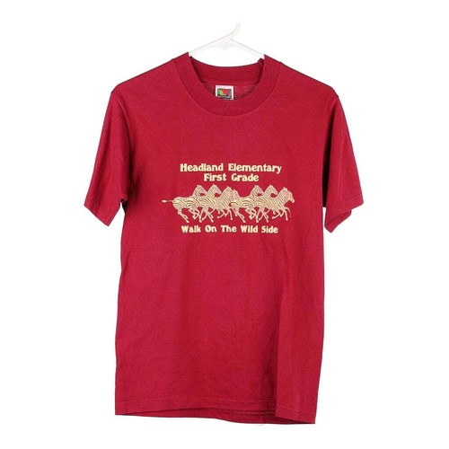 Age 10-12 Walk On The Wild Side Fruit Of The Loom T-Shirt - Small Red ...