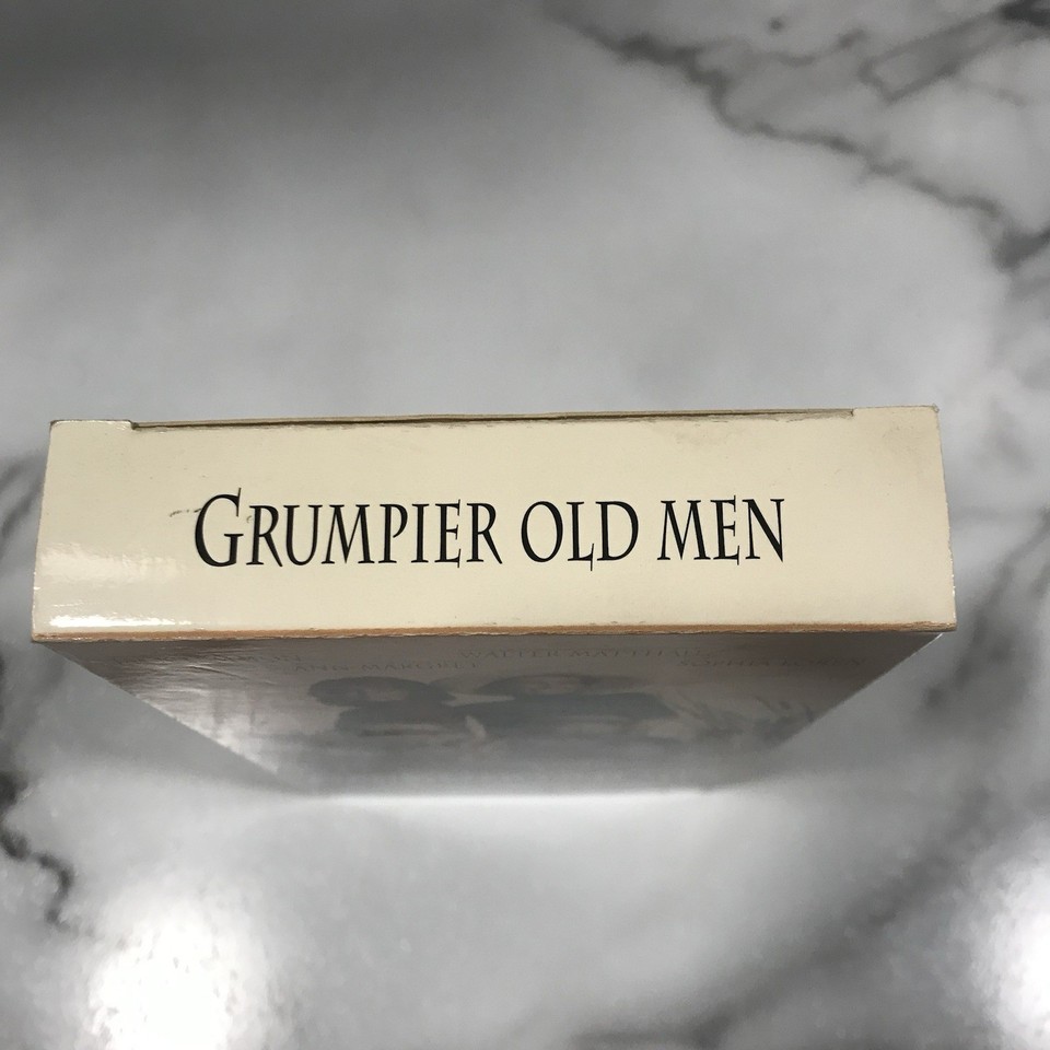 Grumpier Old Men (VHS, 1996) Jack Lemmon Ann-Margret Walter Matthau Sophia Loren 85391419136| eBay