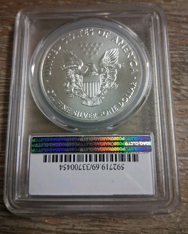 2016 $1 AMERICAN SILVER EAGLE PCGS MS69 Signed NRA LABEL | eBay