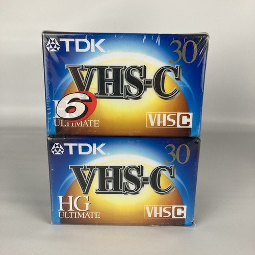 TDK TC30 HG Ultimate VHS-C Camcorder Tapes 6 Pack Bundle Brand New! | eBay