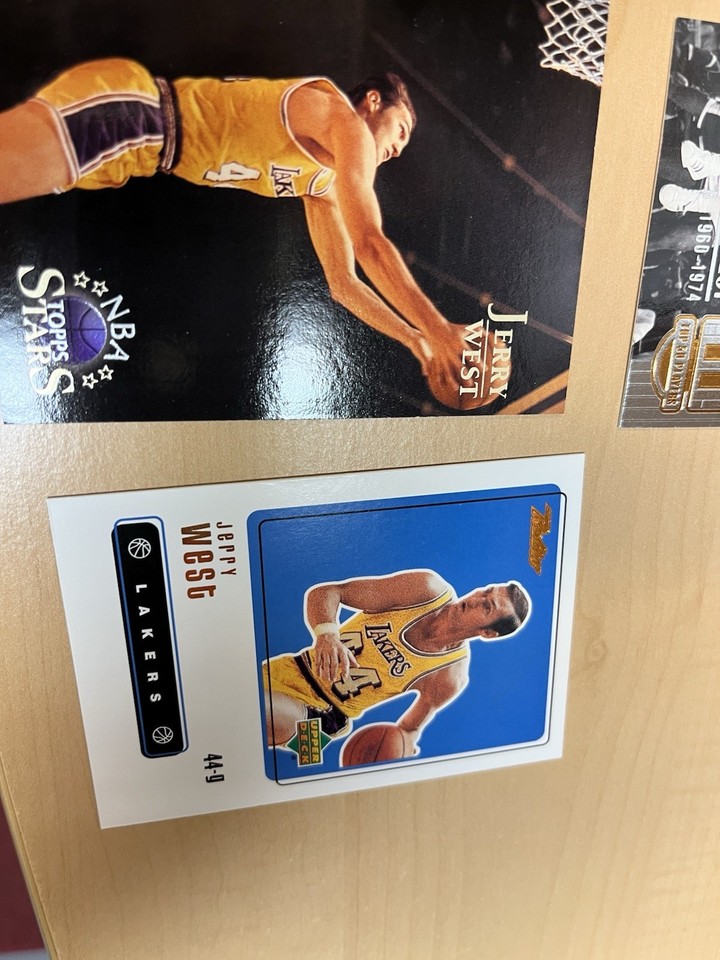 Lot Of 9 Different Jerry West Basketball Cards HOF Mr. Logo | eBay UK