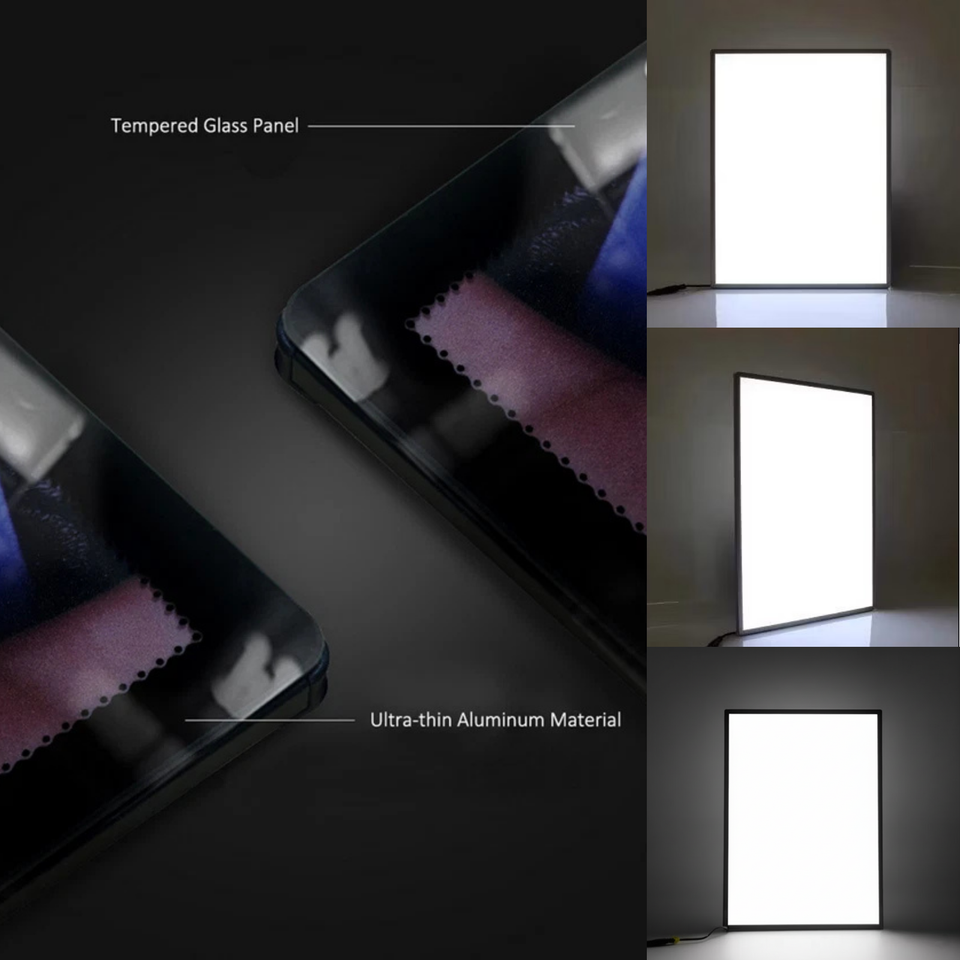 A0 LED Illuminated Backlit Slim Poster Display Menu Board & FREE Print ...