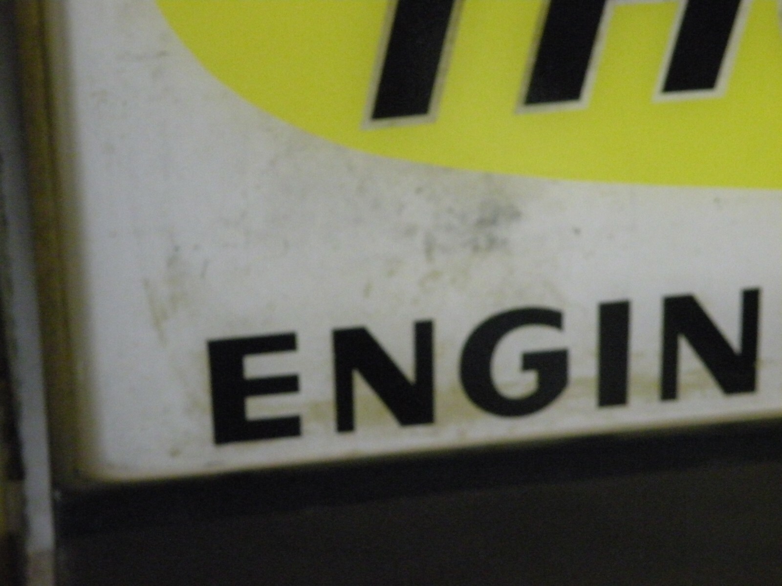 Vintage LIGHTED TRW SIGN Thompson Products ENGINE CHASSIS TRANSMISSION ...